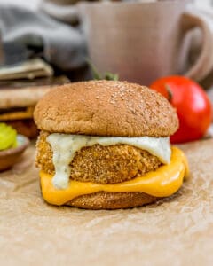 Vegan Fillet O Fish Sandwich - Monkey and Me Kitchen Adventures