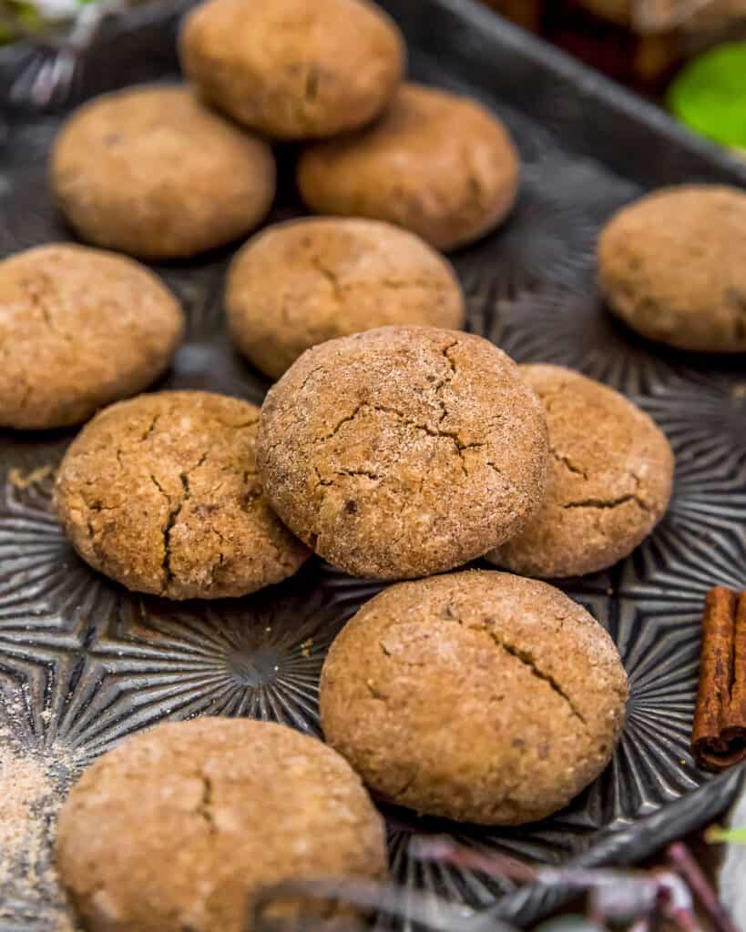 Healthy Chai Spice Snickerdoodles - Monkey and Me Kitchen Adventures