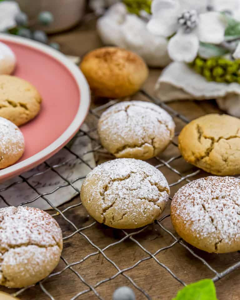 Soft Ginger Crinkle Cookies - Monkey and Me Kitchen Adventures
