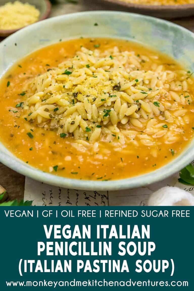 Vegan Italian Penicillin Soup (Italian Pastina Soup) - Monkey and Me ...