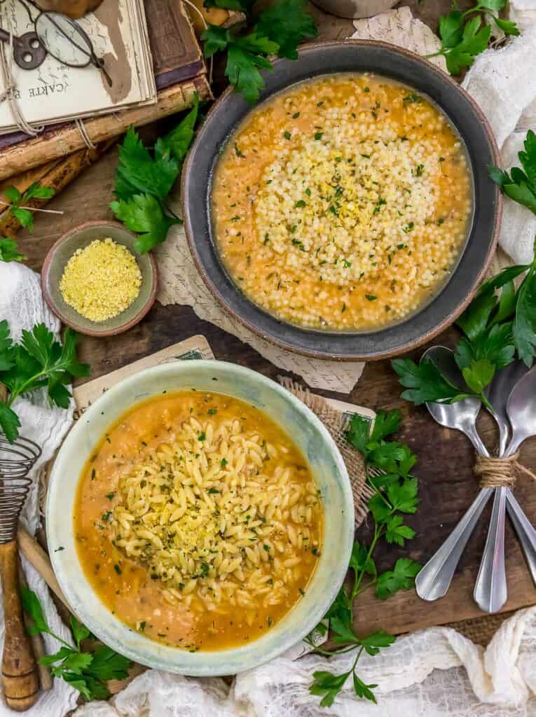 Vegan Italian Penicillin Soup (Italian Pastina Soup) - Monkey and Me ...