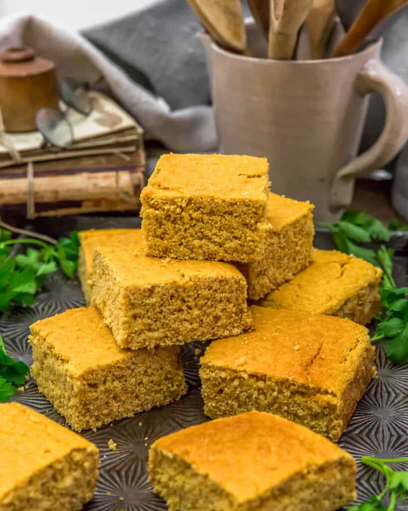 Healthy Vegan Cornbread (Whole Wheat) - Monkey and Me Kitchen Adventures