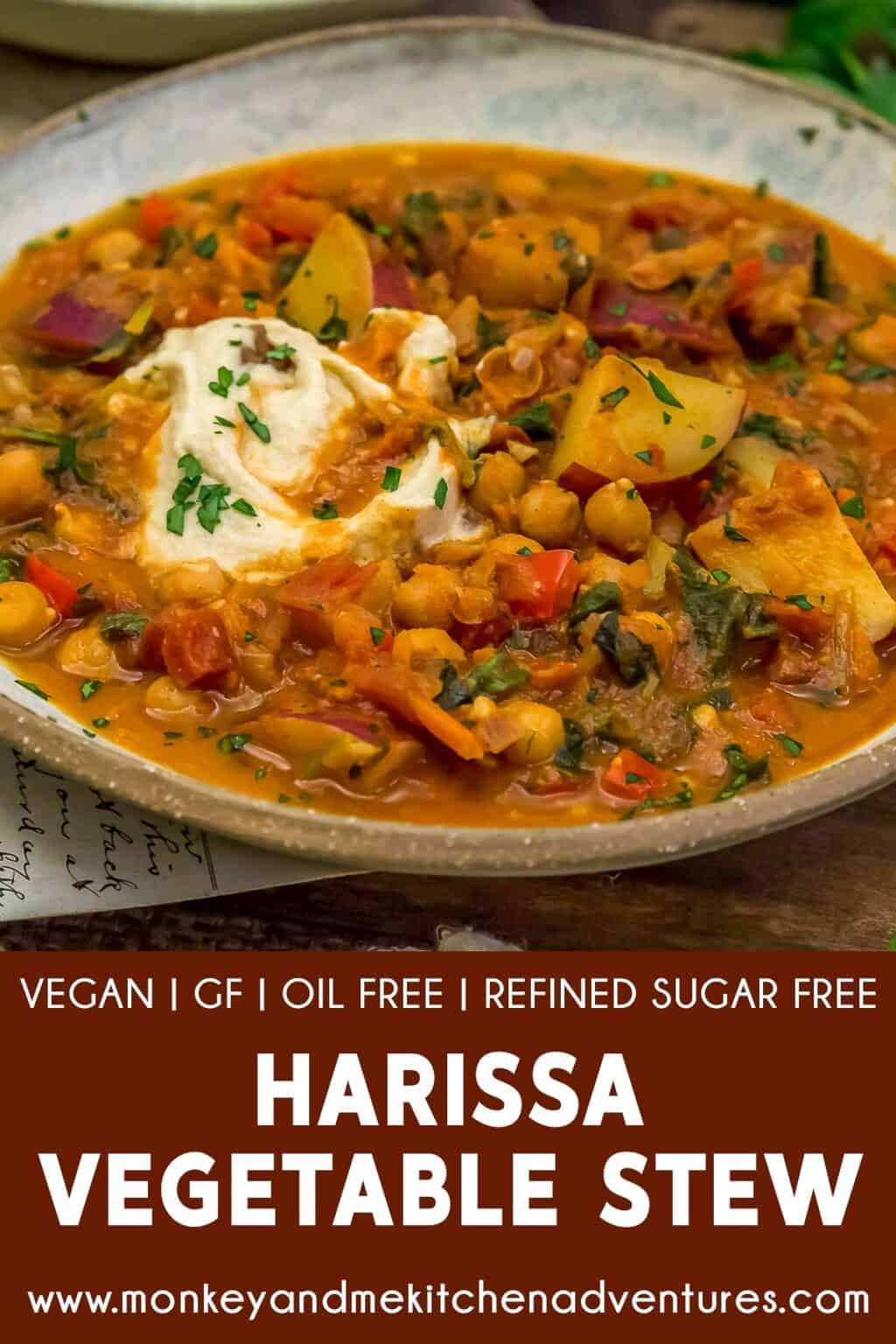 Harissa Vegetable Stew - Monkey and Me Kitchen Adventures