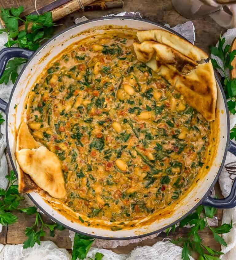 Vegan Oil Free Marry Me Beans - Monkey and Me Kitchen Adventures