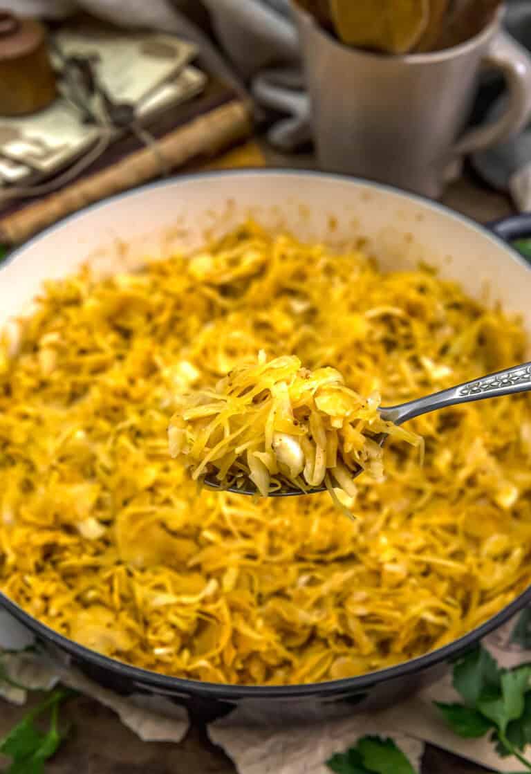 Easy Sauteed Reuben Cabbage - Monkey and Me Kitchen Adventures