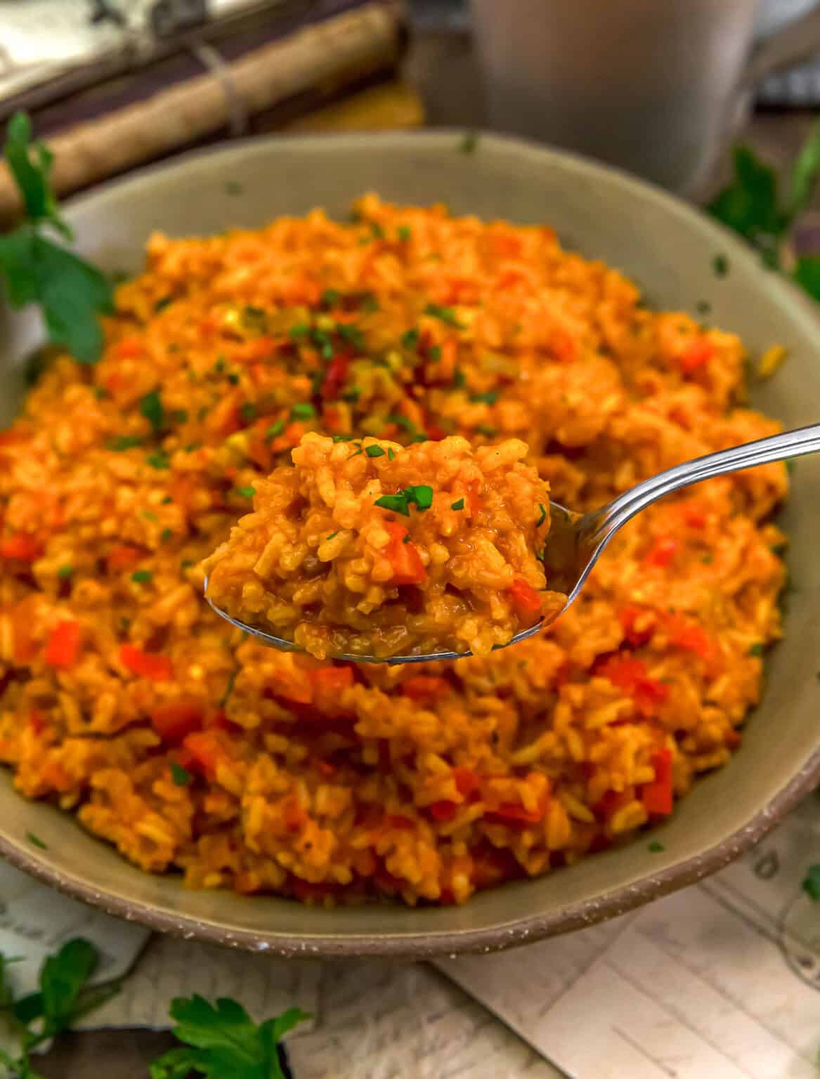 Vegan Ohio Hot Rice - Monkey and Me Kitchen Adventures
