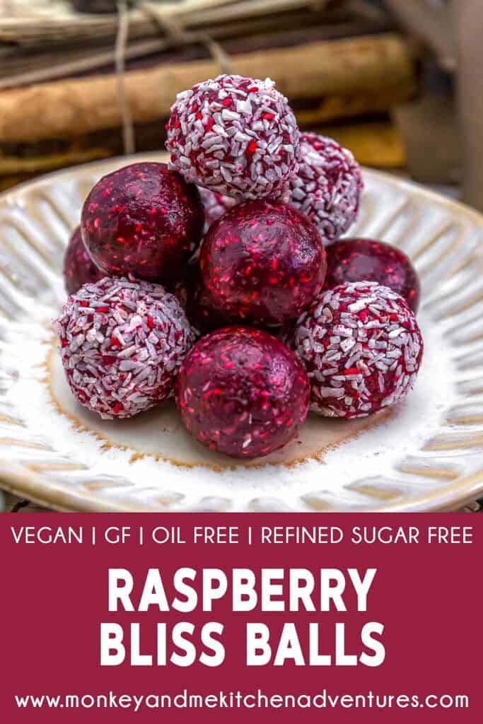 Raspberry Bliss Balls - Monkey and Me Kitchen Adventures