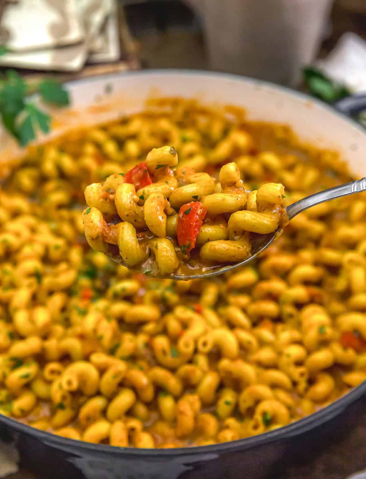 Creamy Cajun Pasta Skillet - Monkey and Me Kitchen Adventures