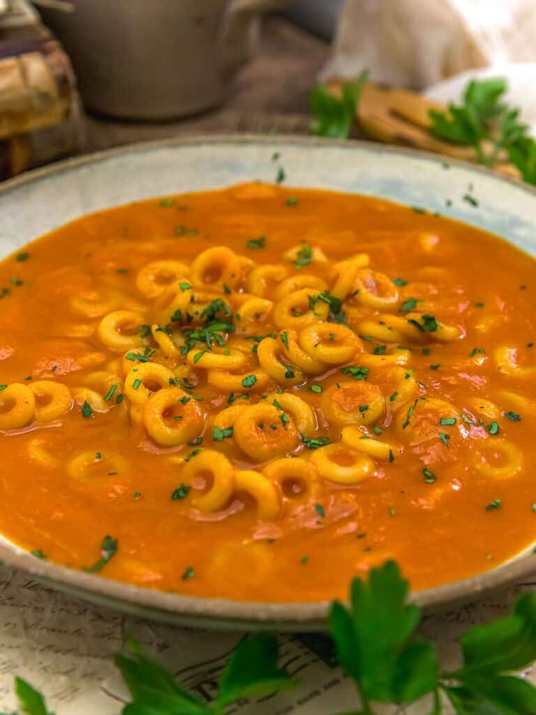 Healthy Vegan Spaghetti Os - Monkey and Me Kitchen Adventures