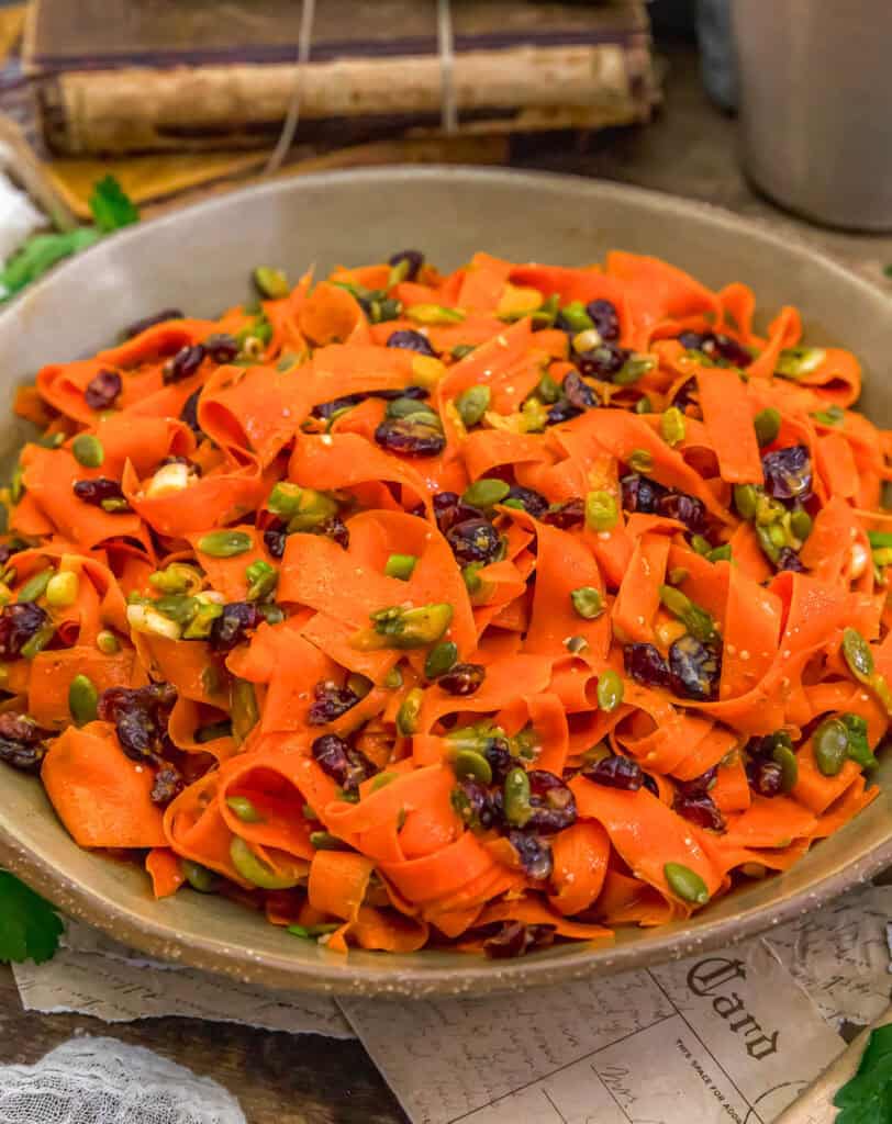 Holiday Carrot Salad - Monkey and Me Kitchen Adventures