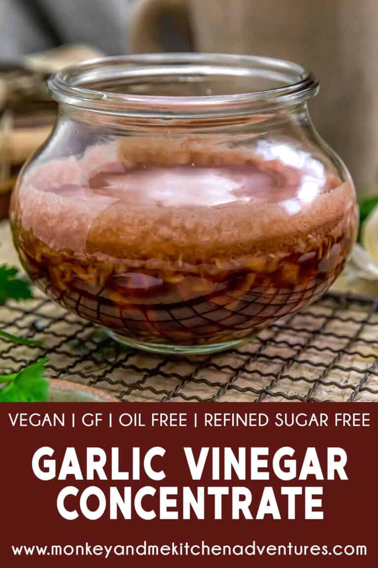 Garlic Vinegar Concentrate - Monkey and Me Kitchen Adventures