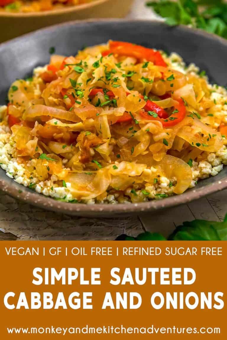 Simple Sauteed Cabbage and Onions - Monkey and Me Kitchen Adventures