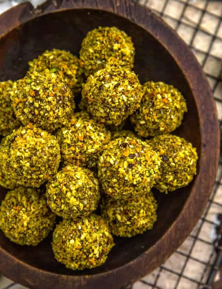 Turkish Delight Bliss Balls - Monkey and Me Kitchen Adventures