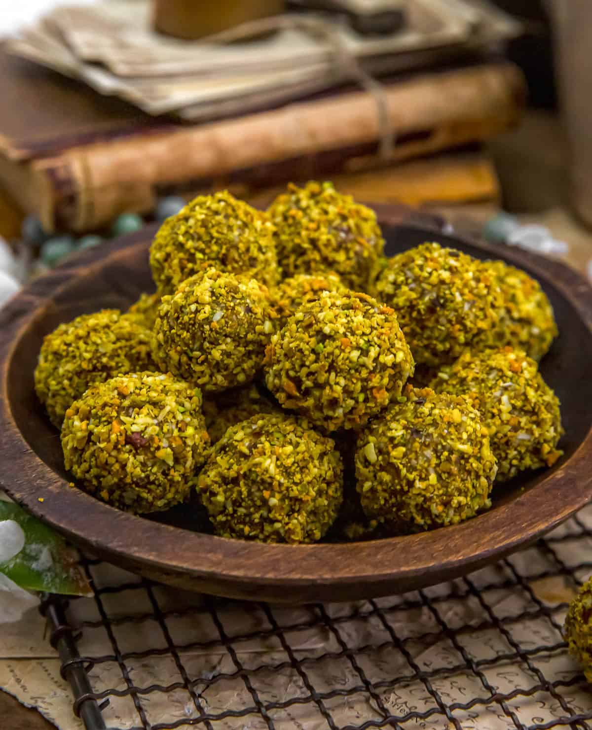 Turkish Delight Bliss Balls - Monkey and Me Kitchen Adventures